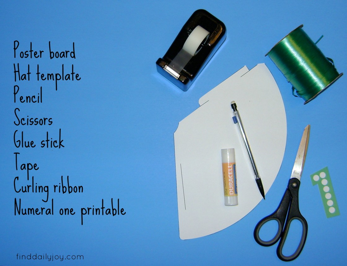 Party Hat {Tutorial and Printable} | Find Daily Joy